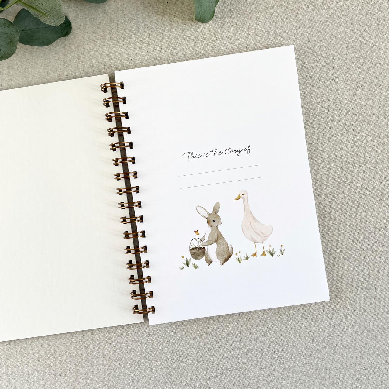 Goose & Friends Simplified Baby Book | Spiral Bound - Especially Yours ...