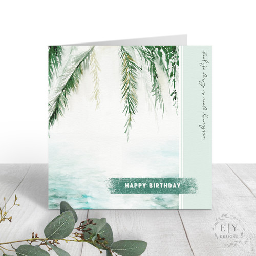 Tropical Birthday Card - Especially Yours Designs