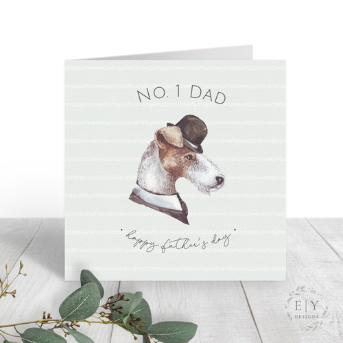 No. 1 Dad Father's Day Card - Especially Yours Designs