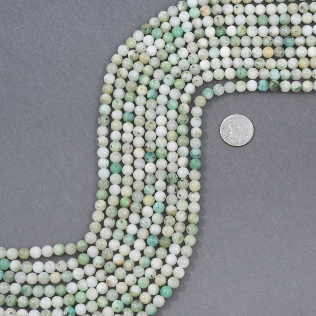 Natural Tree Agate Beads Round 6mm 15084