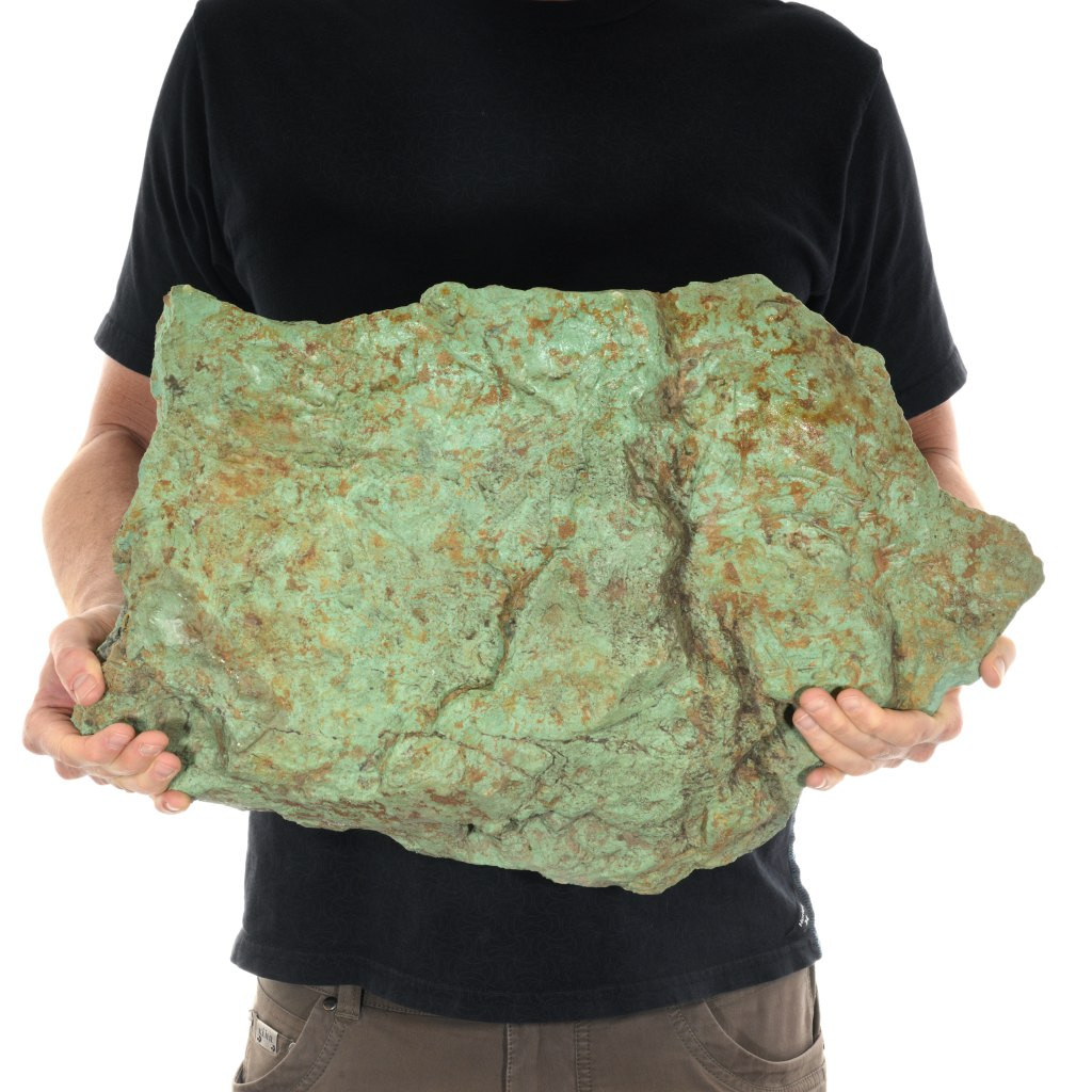 Massive Turquoise Nugget Aqua Green 34.85 Pound Huge Display Specimen 37010
