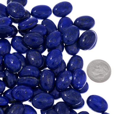 12mm x 16mm Natural A Grade to AA Grade Lapis Lazuli Cabochon for ...