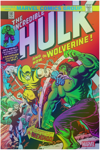 INCREDIBLE HULK #181 (FACSIMILE EDITION FOIL VARIANT 2023) IN HAND