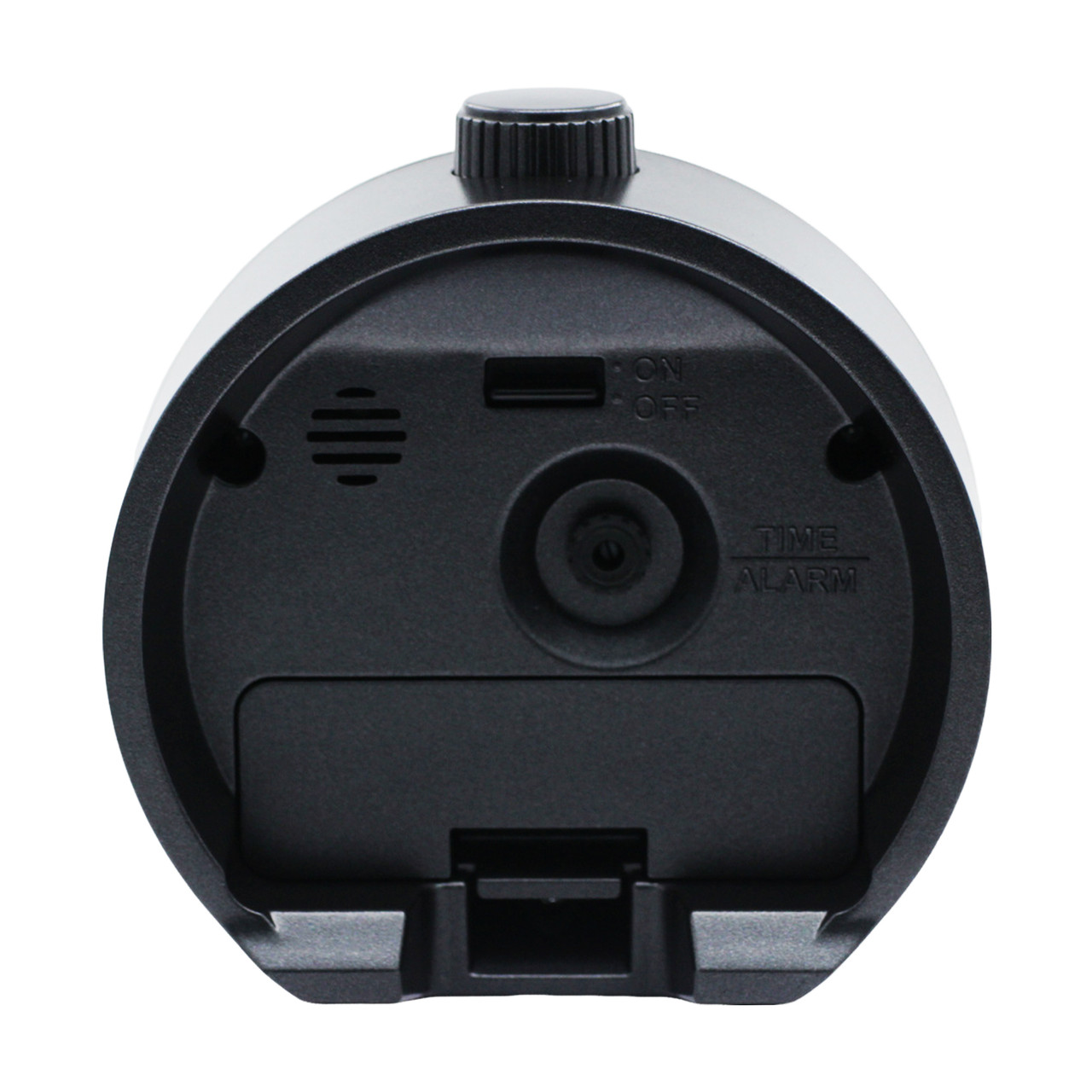 Mai Modern Rotating Bezel Alarm Clock Metallic Black QHE207KLH - Seiko ...