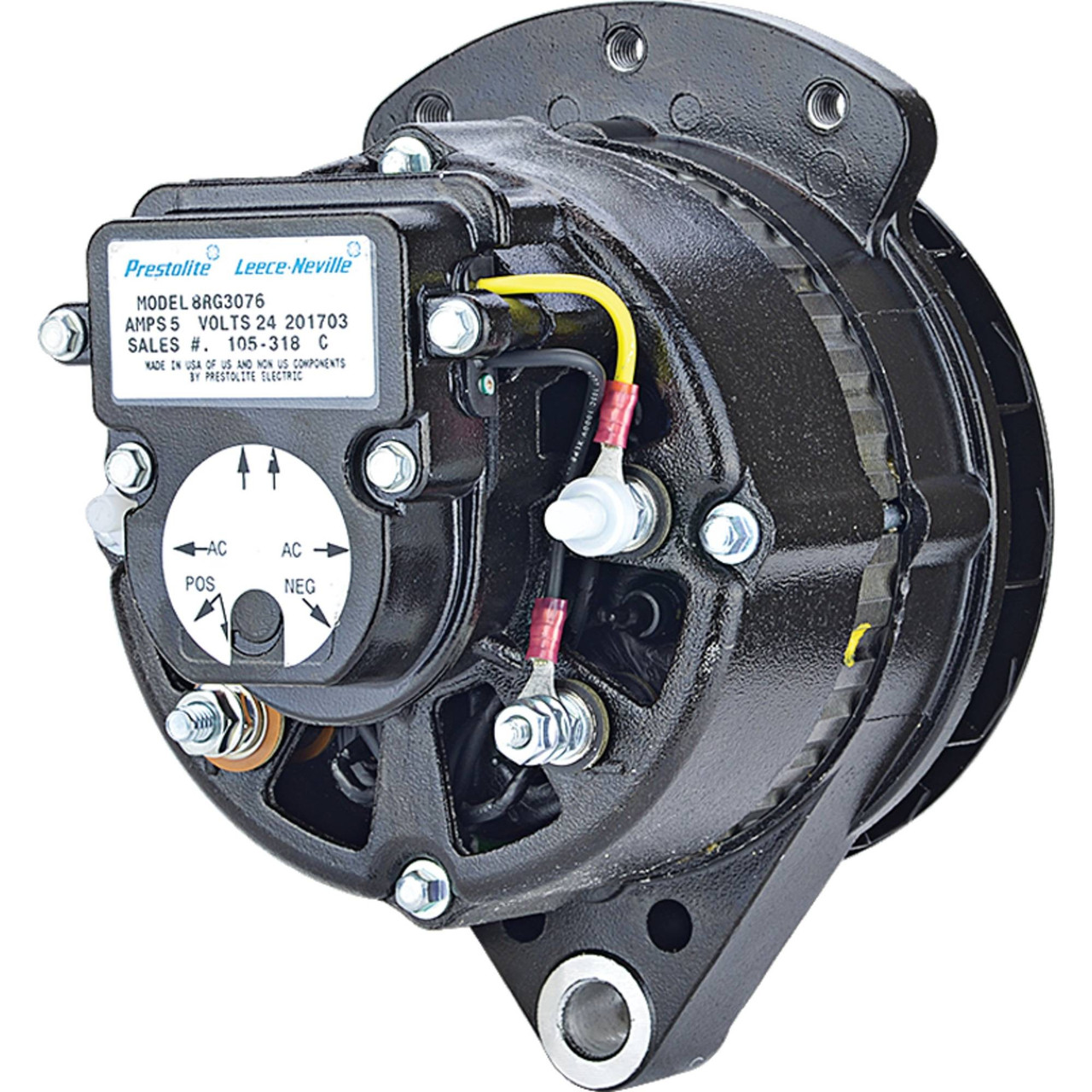 Alternator For Caterpillar 3114, 3126, 3126B Tractors; LNP-8HC3022FAS ...