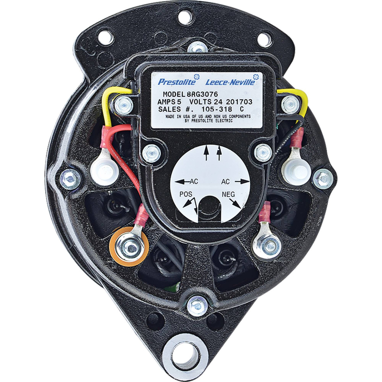 Alternator For Caterpillar 3114, 3126, 3126B Tractors; LNP-8HC3022FAS ...