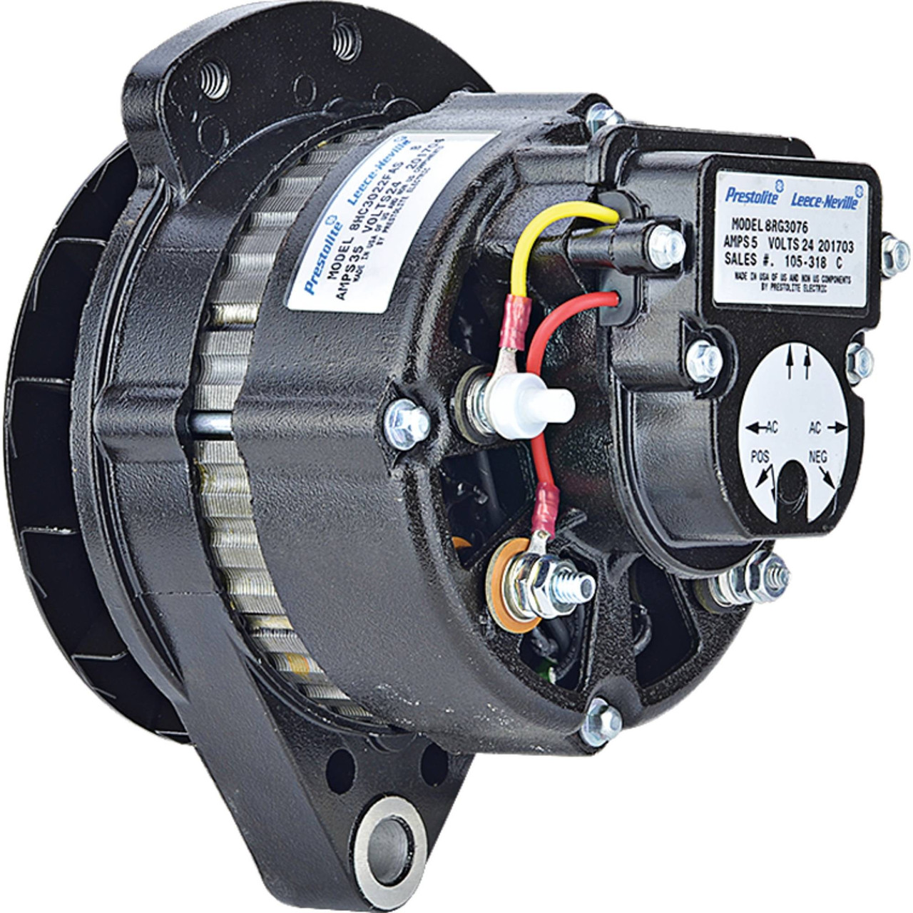Alternator For Caterpillar 3114, 3126, 3126B Tractors; LNP-8HC3022FAS ...