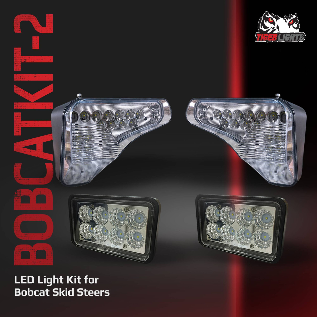 Tiger Lights 12V LED Light Kit Flood/Spot Combo Off-Road Light ...