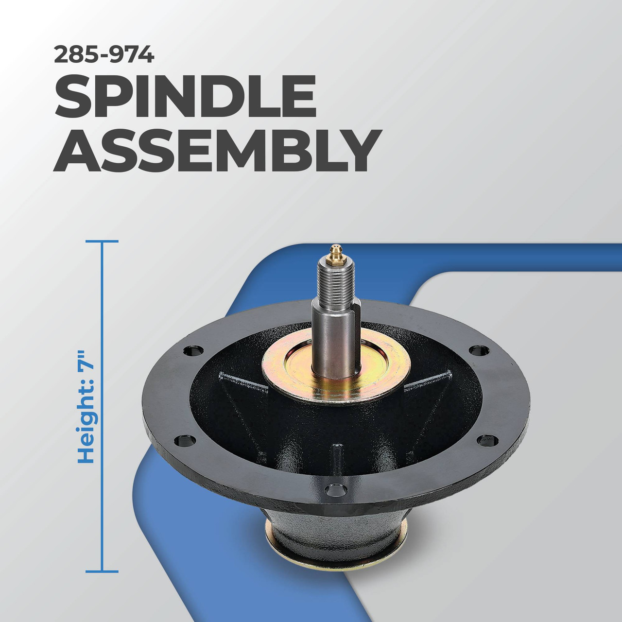 Spindle Assembly for Ferris IS2500Z and Mini Hercules zero-turn mowers ...