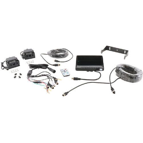 Quad View Camera Kit for Universal Products 560-02000 Includes 7" color ...