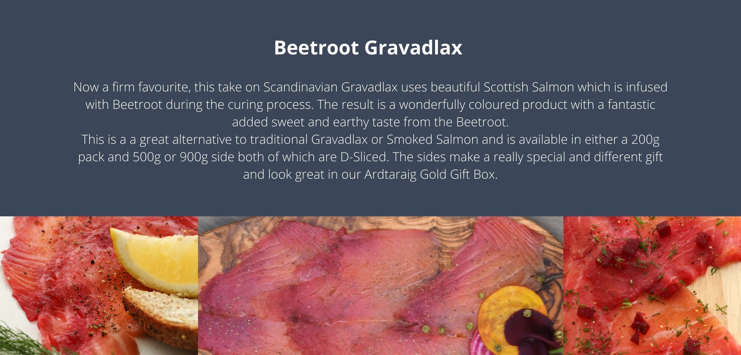 Ardtaraig Beetroot Gravadlax - Ardtaraig Fine Foods