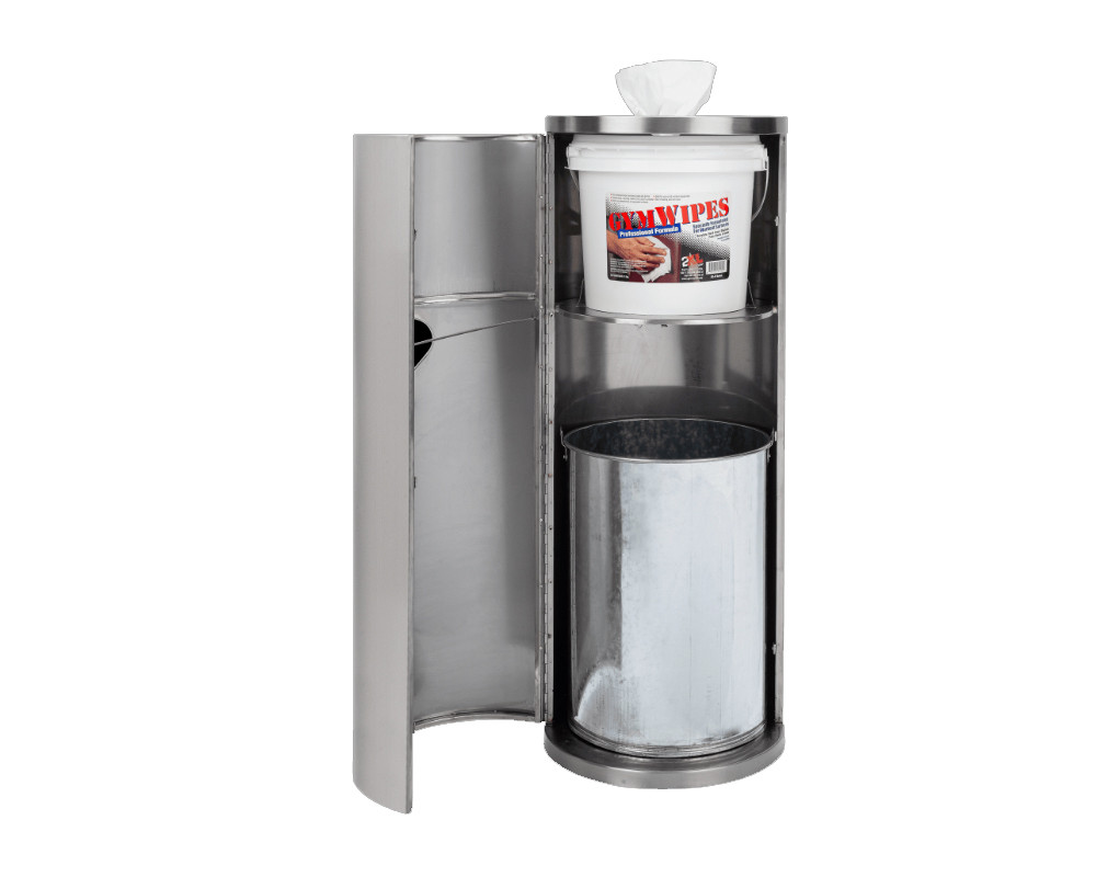 Stainless Steel Floor Stand for Antibacterial GymWipes
