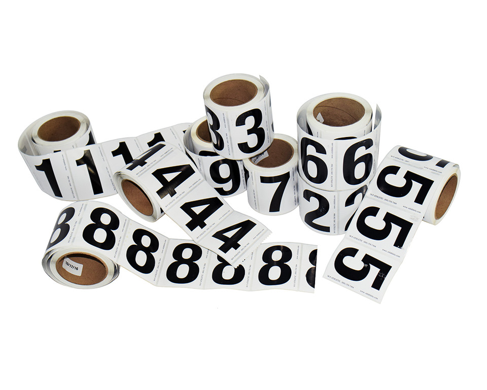 Track & Field Race Numbers and Hip/Lane Numbers