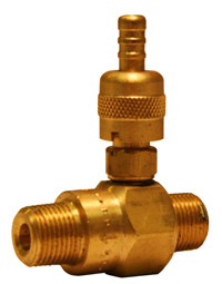 Downstream Injector - Maxi-Flow - Adjustable - 2-3 GPM Brass - JE Adams ...