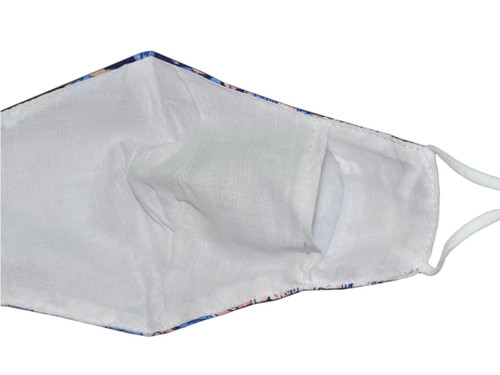 *Dozen Pack* Reusable Floral Print Fabric Face Masks with Valve (Assorted)