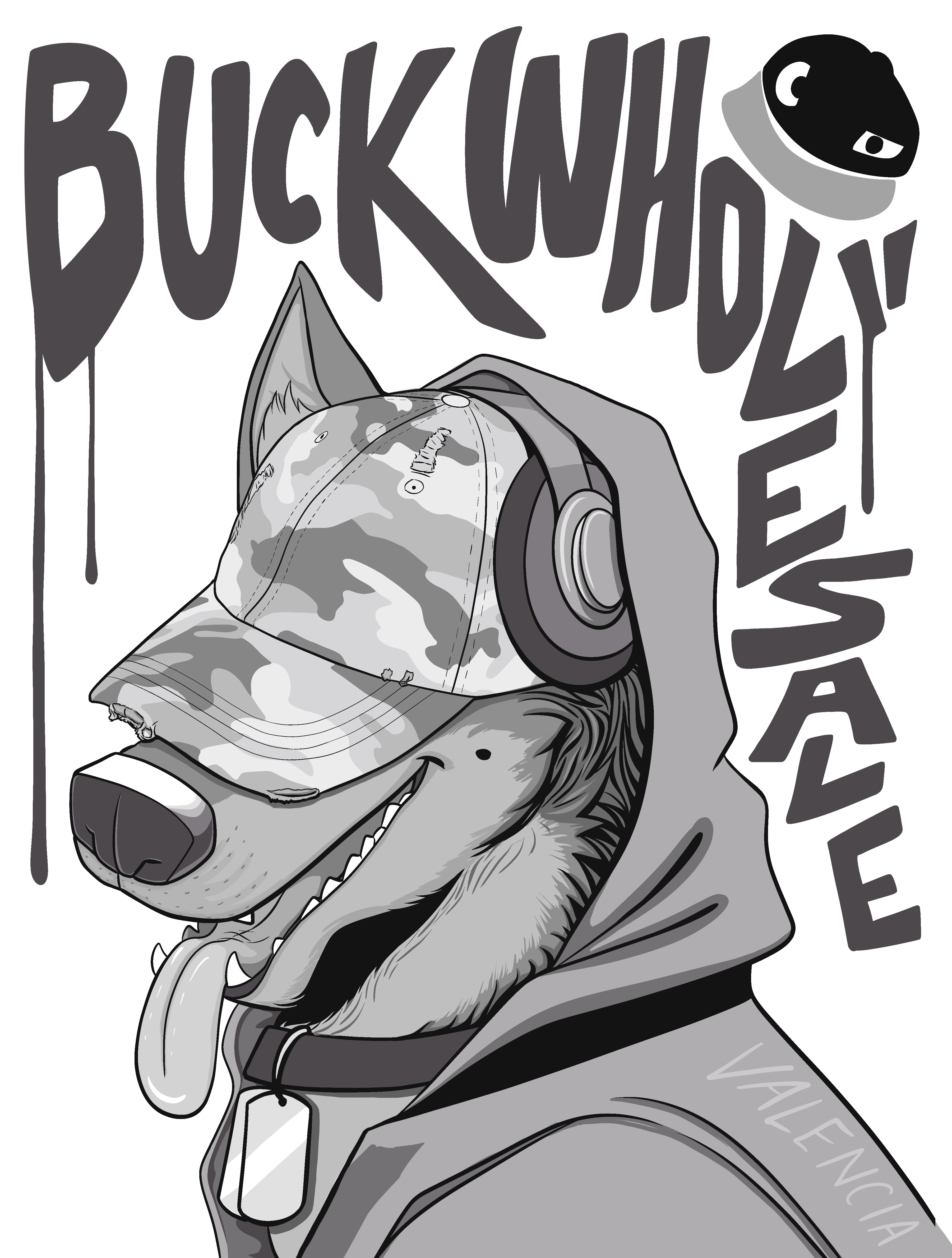 Announcing the Winner of Our Art Contest: BlueWolf - BuckWholesale.com