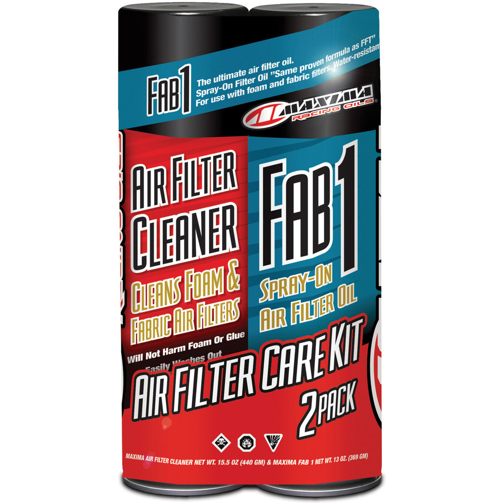 Maxima Filter Aerosol Maintenance Combo Kit 2 Pack (6 Per Box) | RaceFX