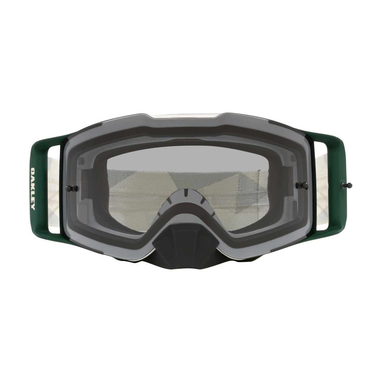 Oakley Front Line MX Goggle (Tri-Grey) Light Grey Lens | RaceFX
