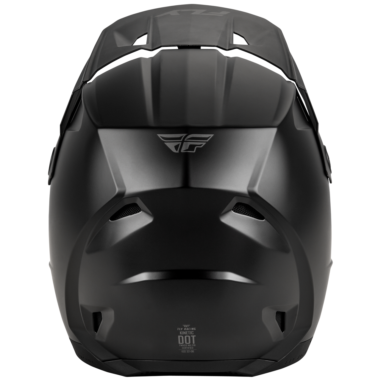 Fly Racing 2025 Youth Kinetic Solid Helmet (Matte Black)