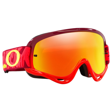 Oakley O Frame TLD Collection MX Goggle (Painted Red) Fire Iridium Lens