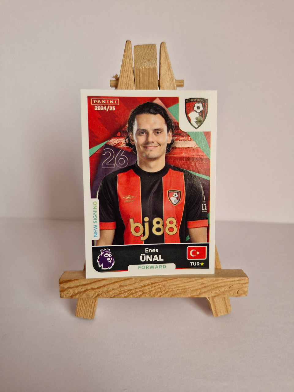 #50 Enes Unal (AFC Bournemouth) Panini Premier League 2025 Sticker ...