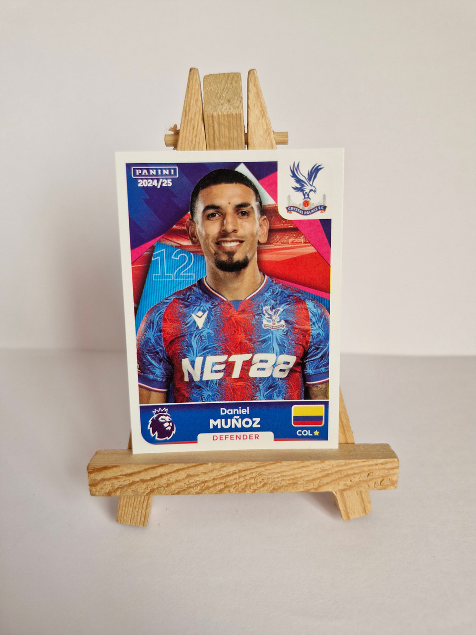 #200 Daniel Munoz (Crystal Palace) Panini Premier League 2025 Sticker ...