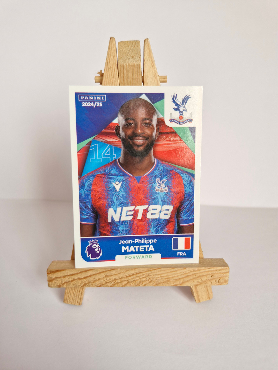 #224 Jean-Philippe Mateta (Crystal Palace) Panini Premier League 2025 ...