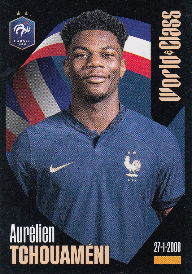 #202 Aurélien Tchouaméni (France) Panini World Class 2024 Sticker ...
