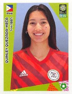 #55 Quinley Quezada-Keca (Philippines) Panini Womens World Cup 2023 Sticker Collection ...
