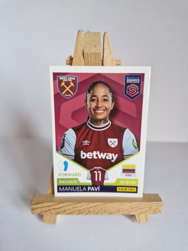 #383 Manuela Pavi (West Ham United) Panini Women's Super League 2025 ...