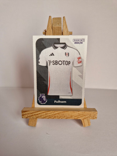 #11 Fulham Home Kit Panini Premier League 2025 Sticker Collection ...