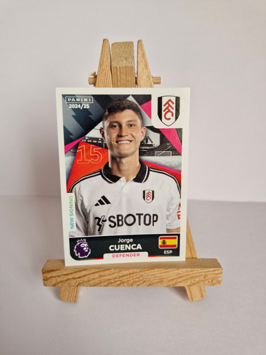 #264 Jorge Cuenca (Fulham) Panini Premier League 2025 Sticker ...