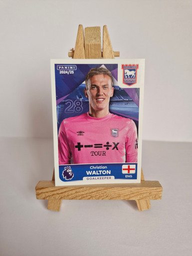 #286 Christian Walton (Ipswich Town) Panini Premier League 2025 Sticker ...