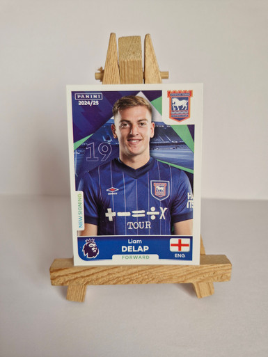 #302 Liam Delap (Ipswich Town) Panini Premier League 2025 Sticker ...