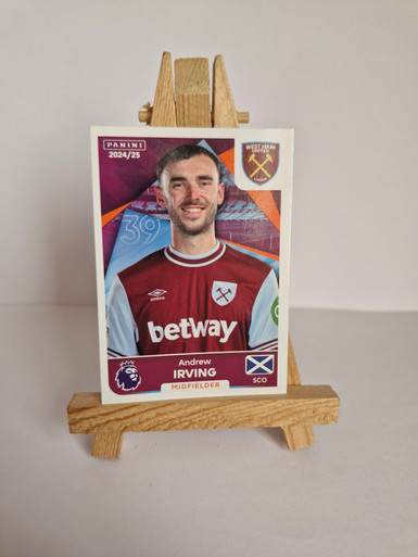 #596 Andrew Irving (West Ham United) Panini Premier League 2025 Sticker ...