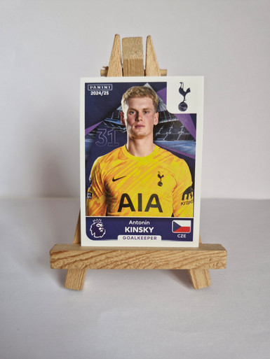 #U40 Antonin Kinsky (Tottenham Hotspur) Panini Premier League 2025 ...