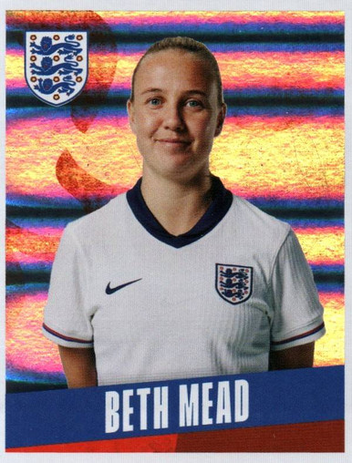 #146 Beth Mead Panini England Lionesses 2025 Sticker Collection ...