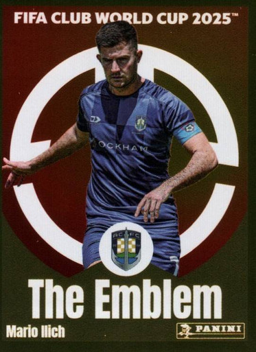 #148 Mario Ilich THE EMBLEM (Auckland City FC) Panini Club World Cup ...