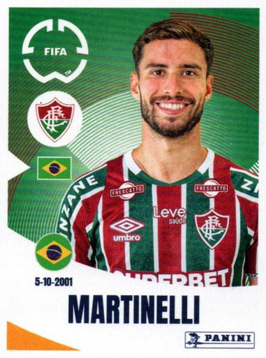 #341 Matheus Martinelli (Fluminense FC) Panini Club World Cup 2025 ...