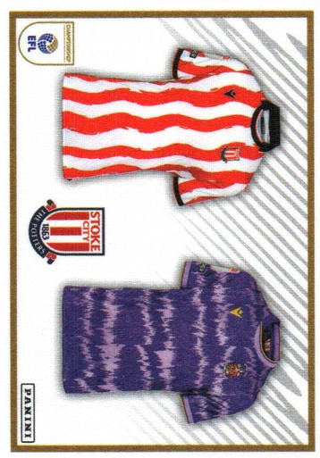 #384 Home & Away Kits (Stoke City) Panini EFL 2025/26 Sticker ...