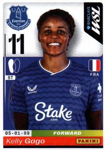 #187 Kelly Gago (Everton) Panini Women's Super League 2026 Sticker ...
