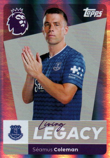 #246 Seamus Coleman (Everton) Topps Premier League Stickers 2026 LIVING ...