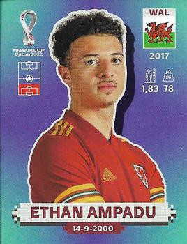 #WAL5 Ethan Ampadu (Wales) Panini Qatar 2022 World Cup Sticker ...