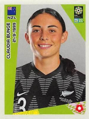 #7 Claudia Bunge (New Zealand) Panini Womens World Cup 2023 Sticker ...