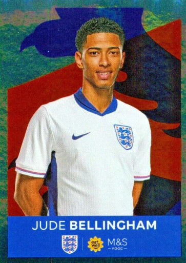 #18 Jude Bellingham Panini/ M&S Food Official England sticker ...
