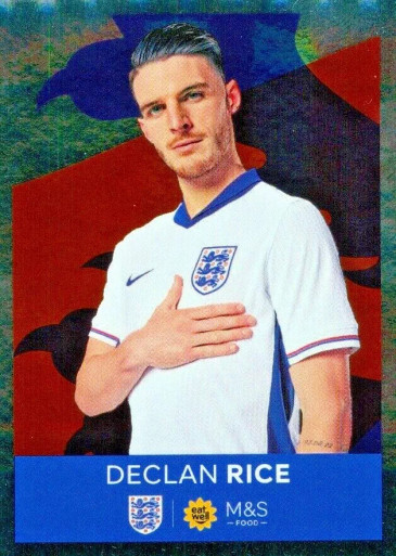 #20 Declan Rice Panini/ M&S Food Official England sticker collection ...