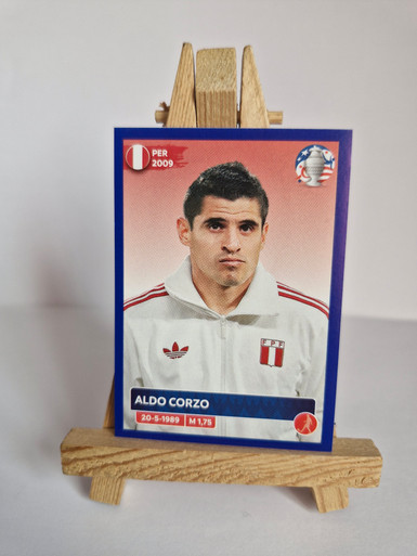 #PER7 Aldo Corzo (Peru) Panini Copa America USA 2024 GROUP A BLUE ...