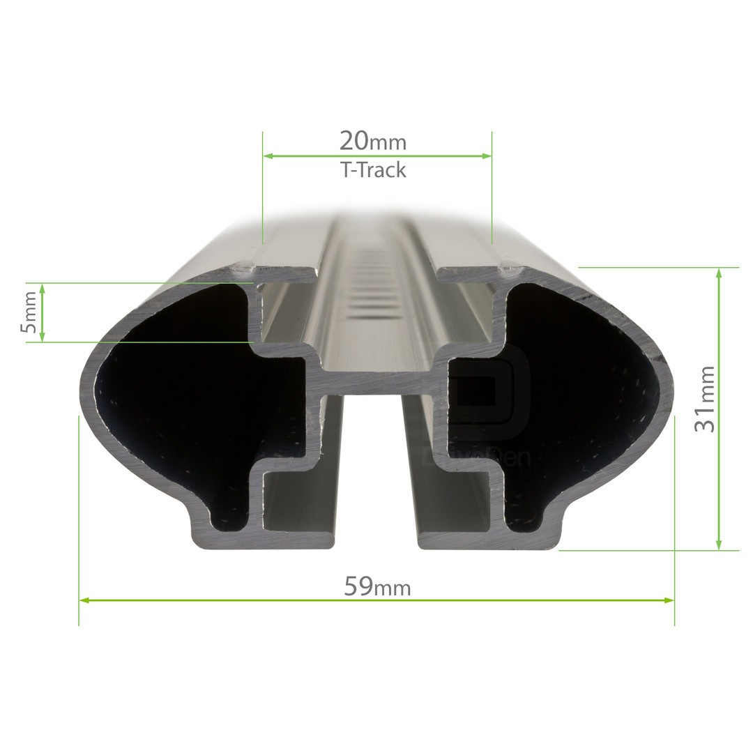 Modula Aero Aluminium Car Roof Rack for Jeep Renegade 15-26