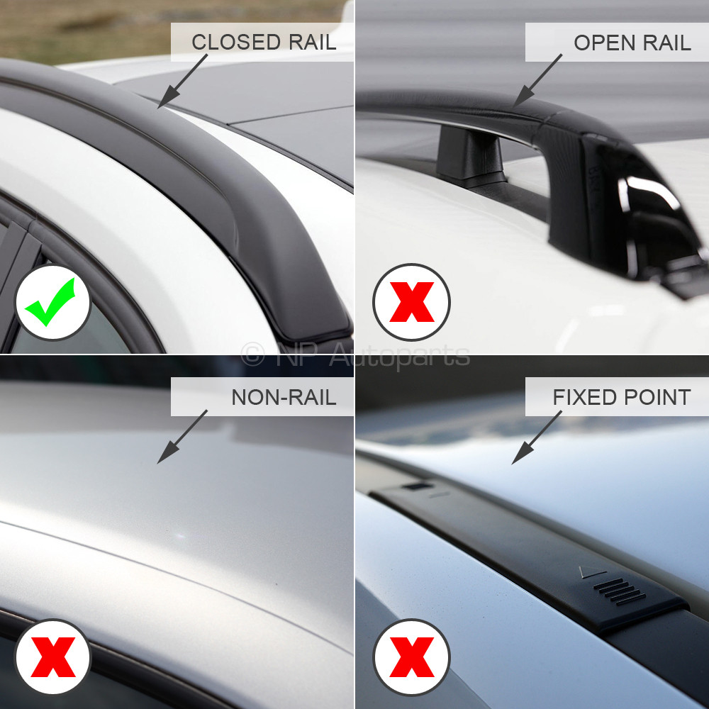Farad Hilo Silver Wing Car Roof Rack for Volvo XC40 17-26