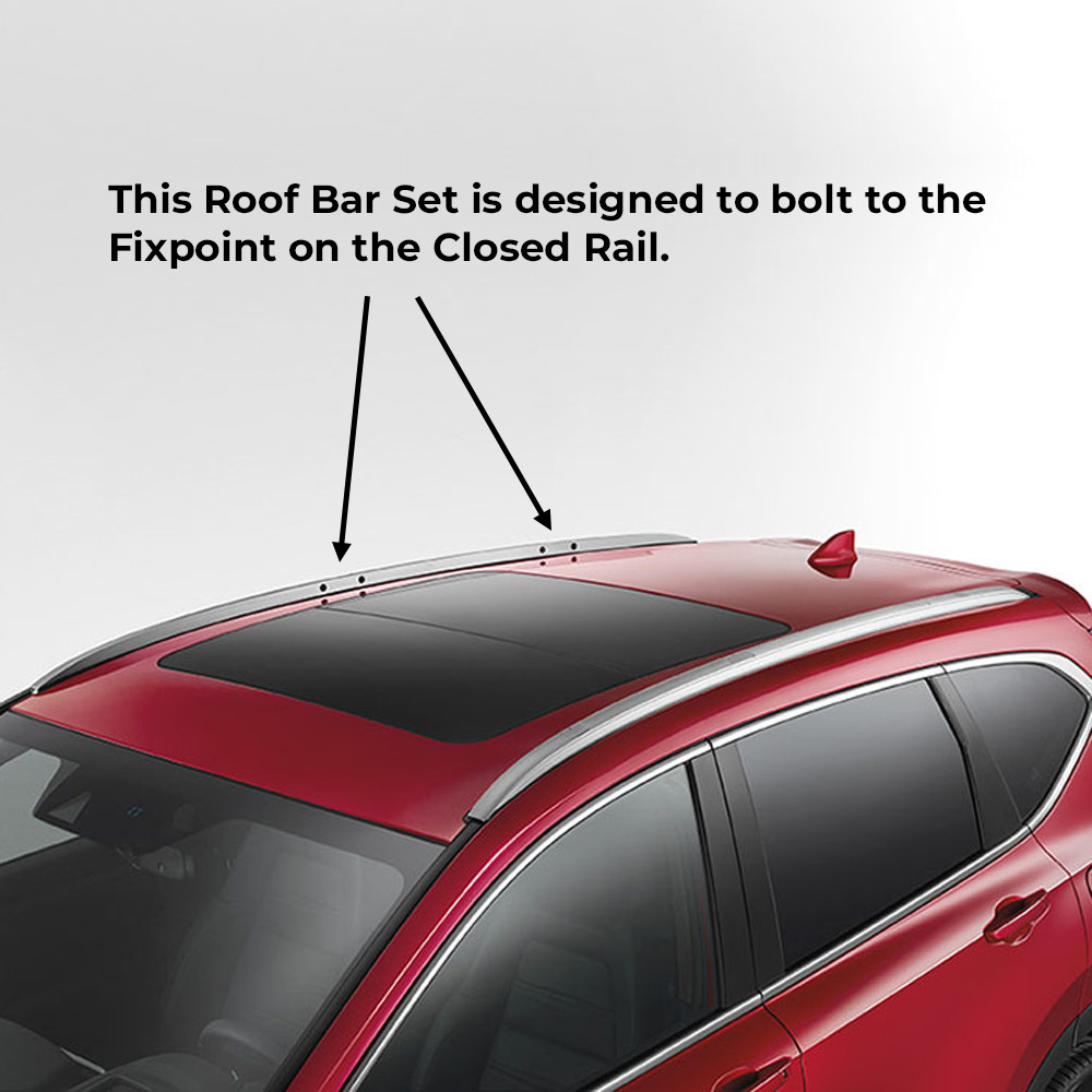 Modula Aluminium Car Roof Rack for Honda CR-V 12-18 Closed Rail